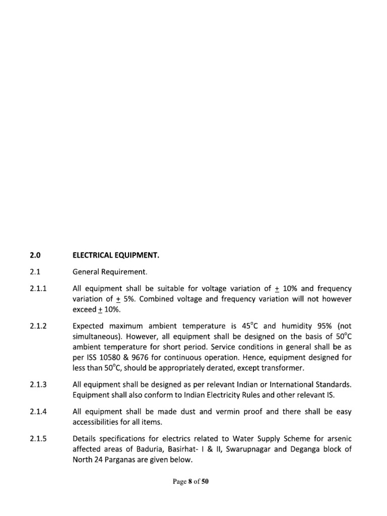 Techspec of PDB NGR and PDB | PDF