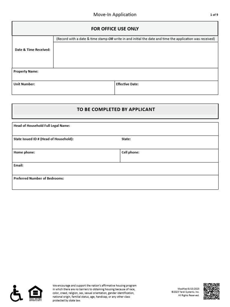 Brock Bridge Landing Application 2025 | PDF | Social Security (United ...