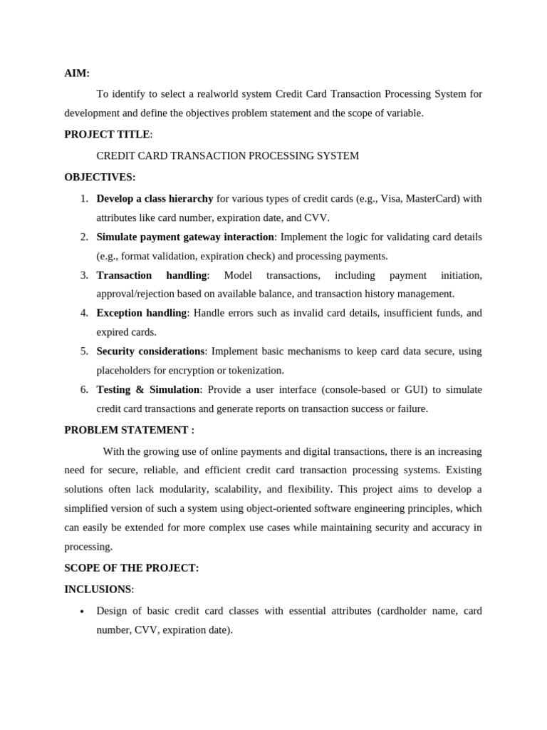 Deva Exp 1 | PDF | Credit Card | Simulation