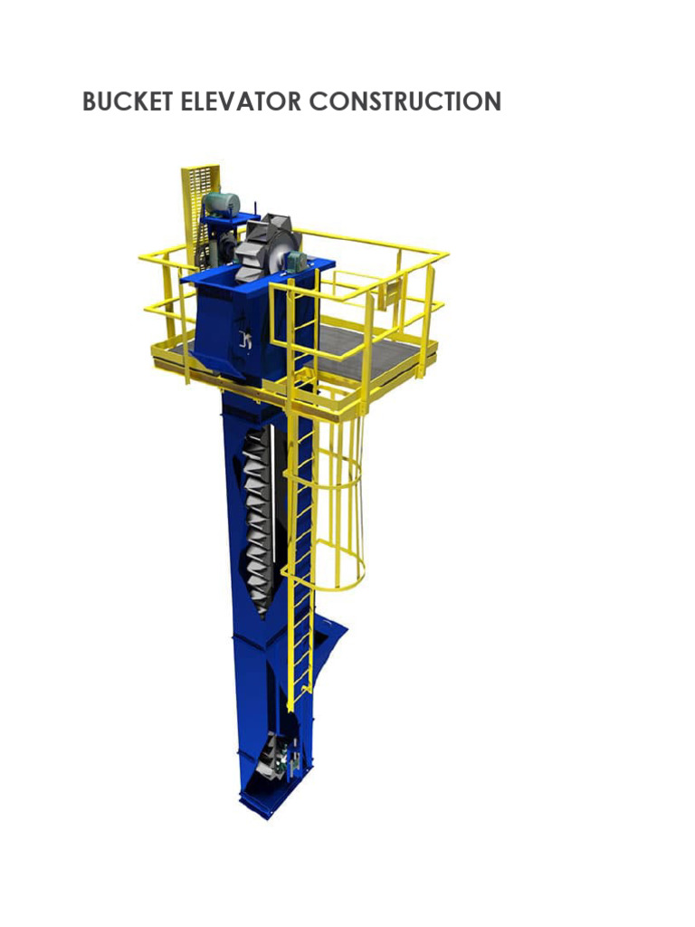 Bucket elevator construction | PDF | Belt (Mechanical) | Elevator