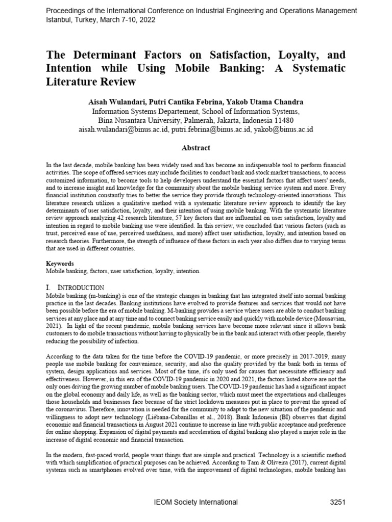 The Determinant Factors On Satisfaction, Loyalty, and | PDF | Usability ...