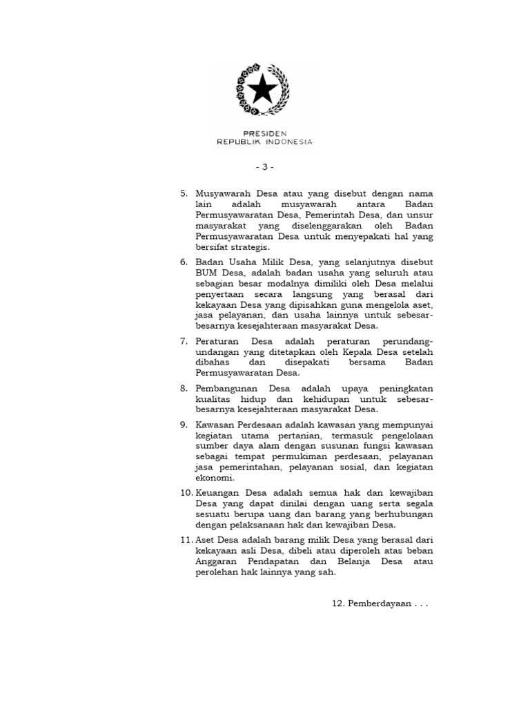 3 Uu Desa | PDF