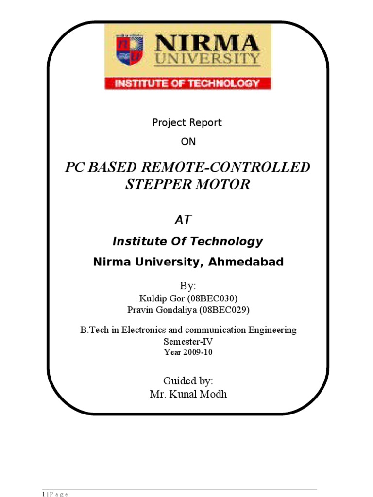 Ecd Major Project Report | PDF | Magnetic Field | Electricity