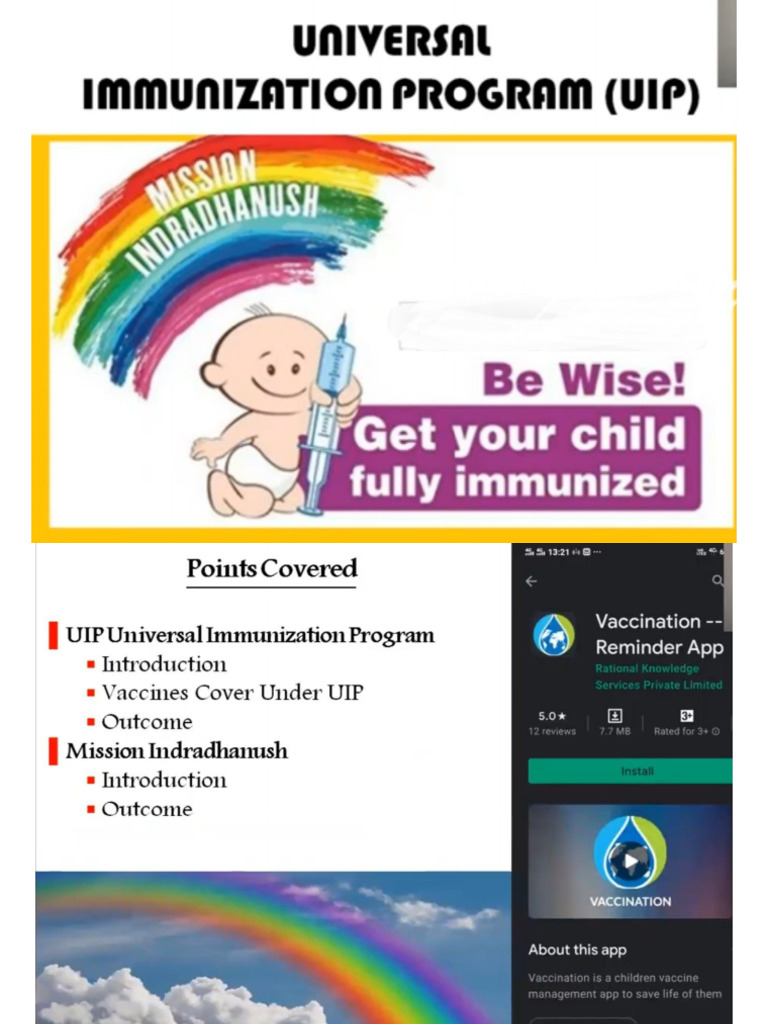 Universal Immunization Programm | PDF
