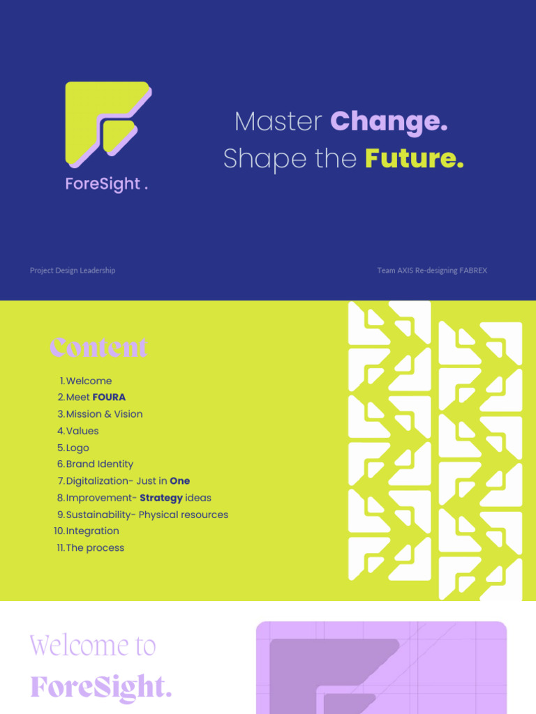 ForeSight-Redesigning FABREX - AXIS Team | PDF