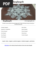 Easy Muggulu Drawing Techniques | PDF | World Wide Web | Internet & Web
