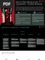 Blood On The Clocktower - Character Sheet | PDF | Demons