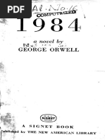 1984 by George Orwell: Free PDF Download | PDF | George Orwell ...