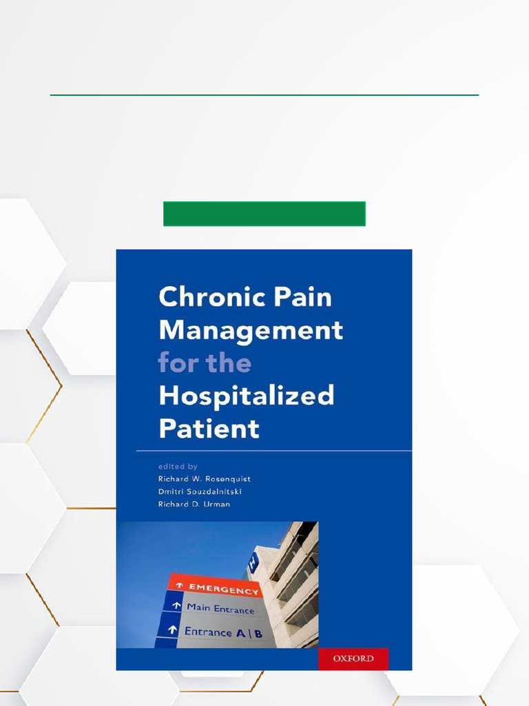 Chronic Pain Management in Hospitals | PDF | Pain Management | Physical ...