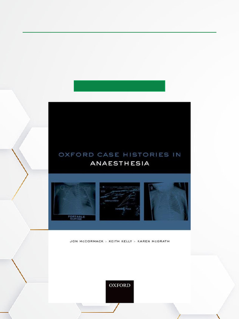 Top Reading Oxford Case Histories in Anaesthesia 1st Edition All Format ...