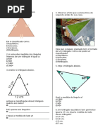 Tipos de Triângulos 2 - ATIVIDADE 02 | PDF | Triângulo | Formas geométricas