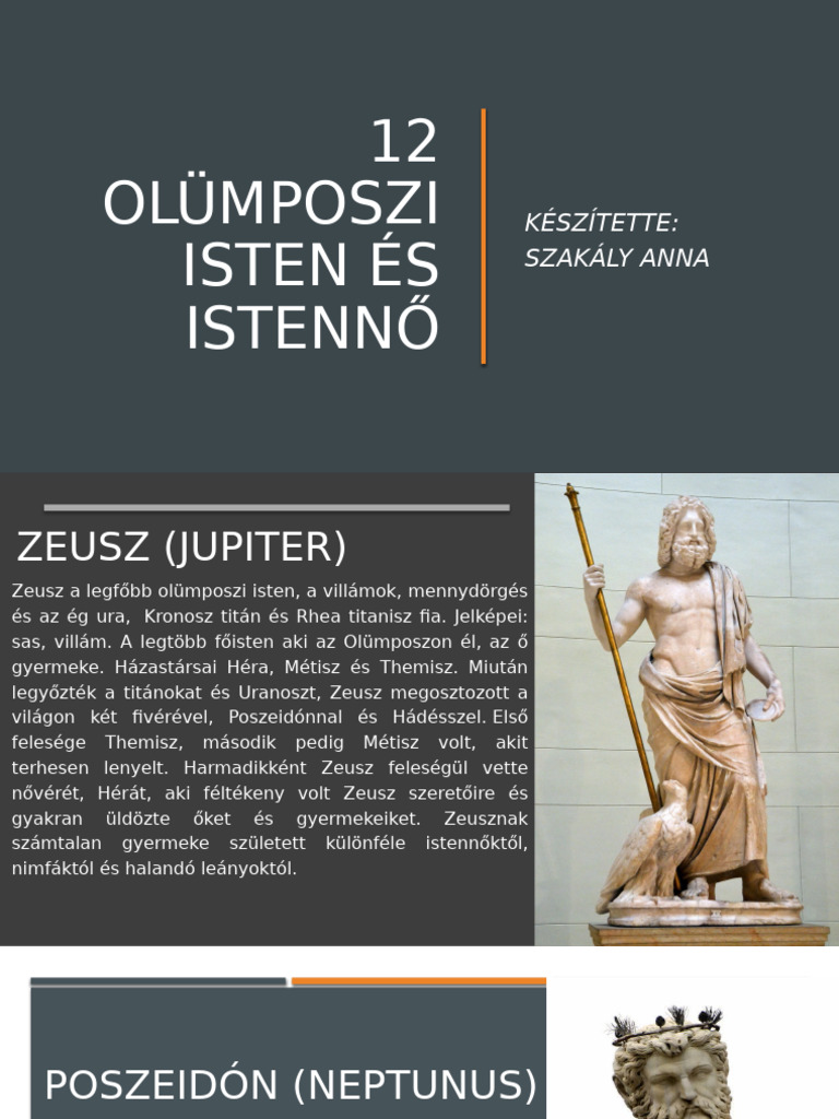 A 12 Olümposzi Isten | PDF