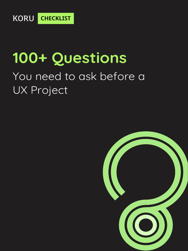 Essential Questions for UX Projects | PDF | Computing | Information ...