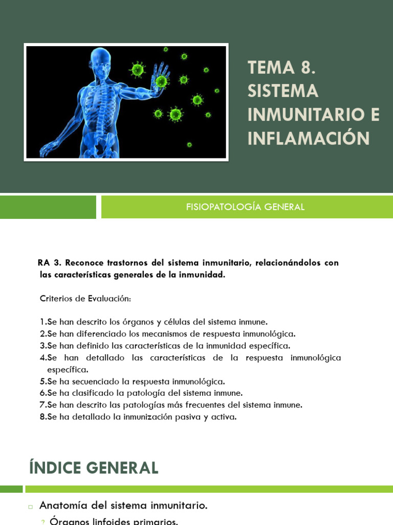 Inmunidad Específica | PDF | Sistema inmune | Célula T