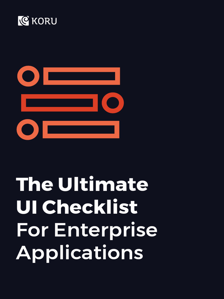 The Ultimate UI Design Checklist | PDF | Icon (Computing) | Page Layout