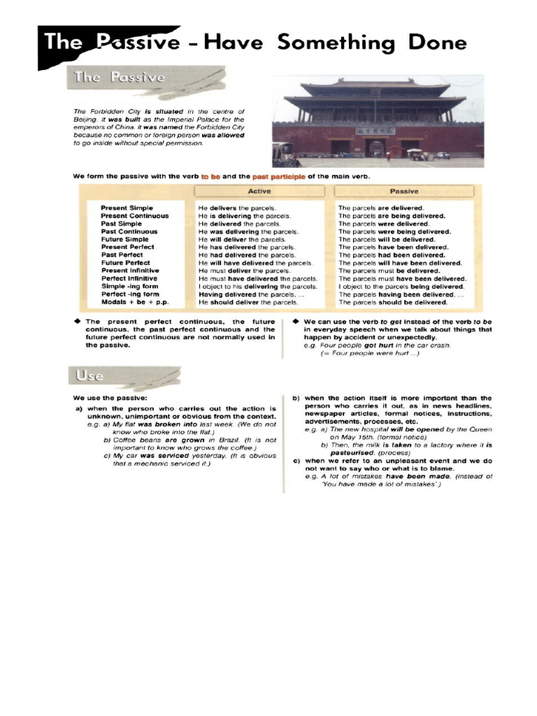 Passive Theory | PDF