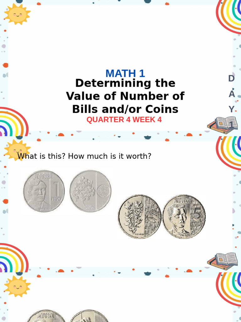 W4 Q4 Math 1 | PDF | Money | Coins