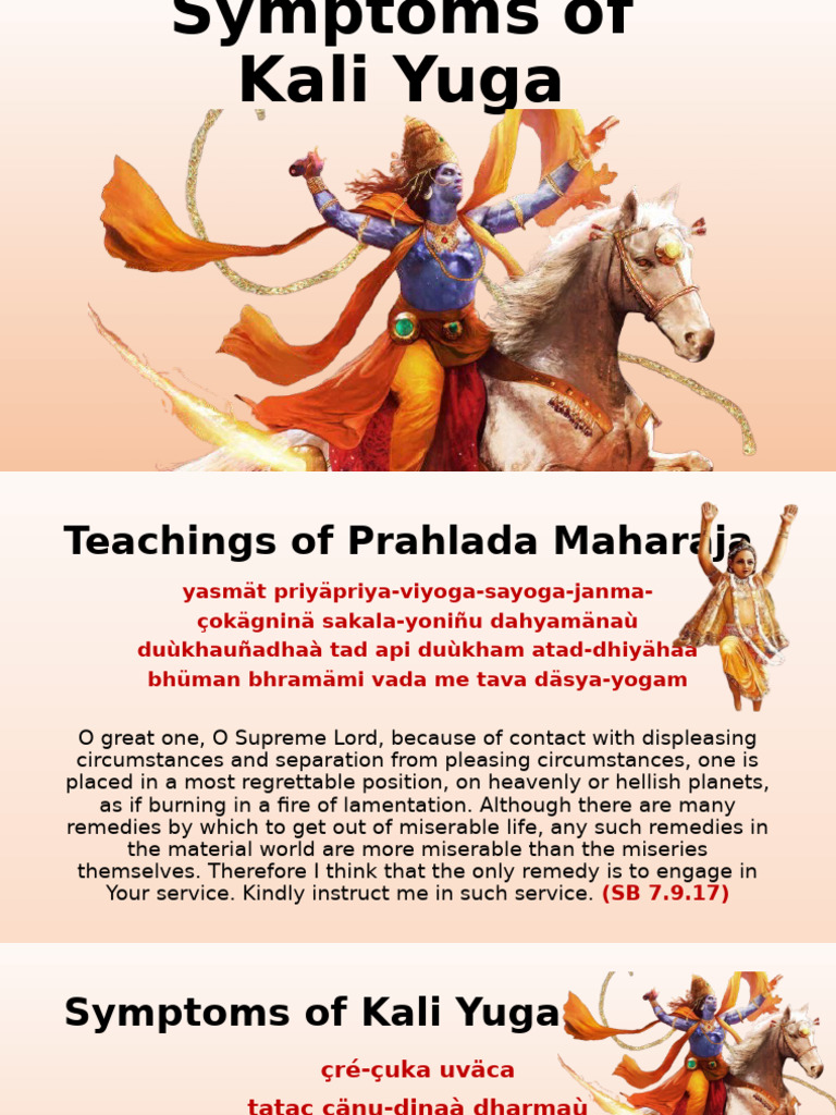 Symptoms of Kali Yuga | PDF