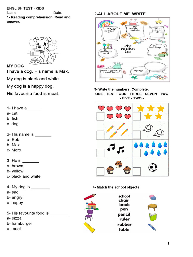 Test Kids 1 | PDF
