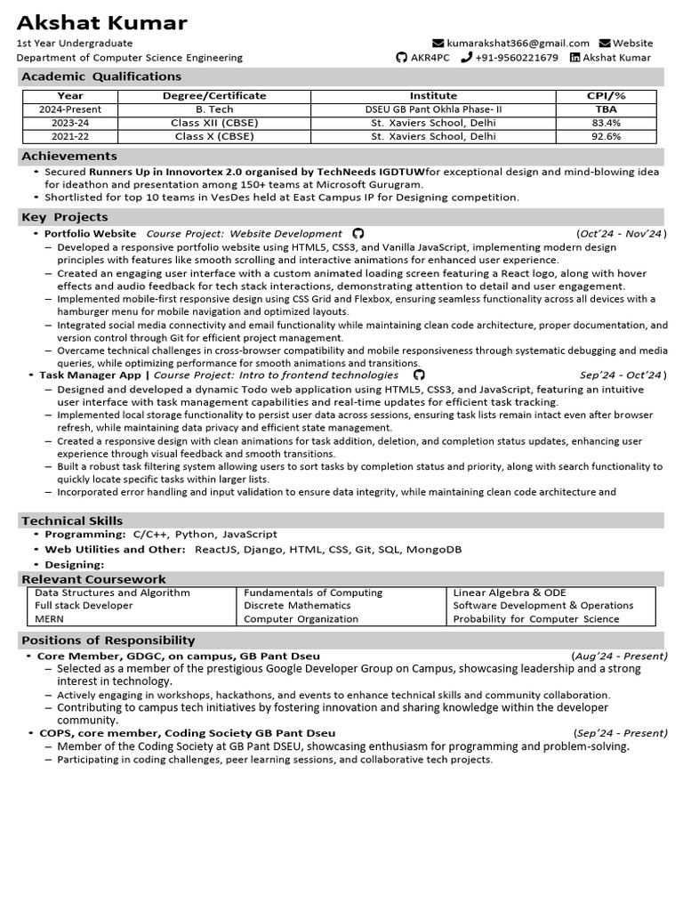 3008 Akshat Kumar BT Cse | PDF | Computer Programming | Web Development