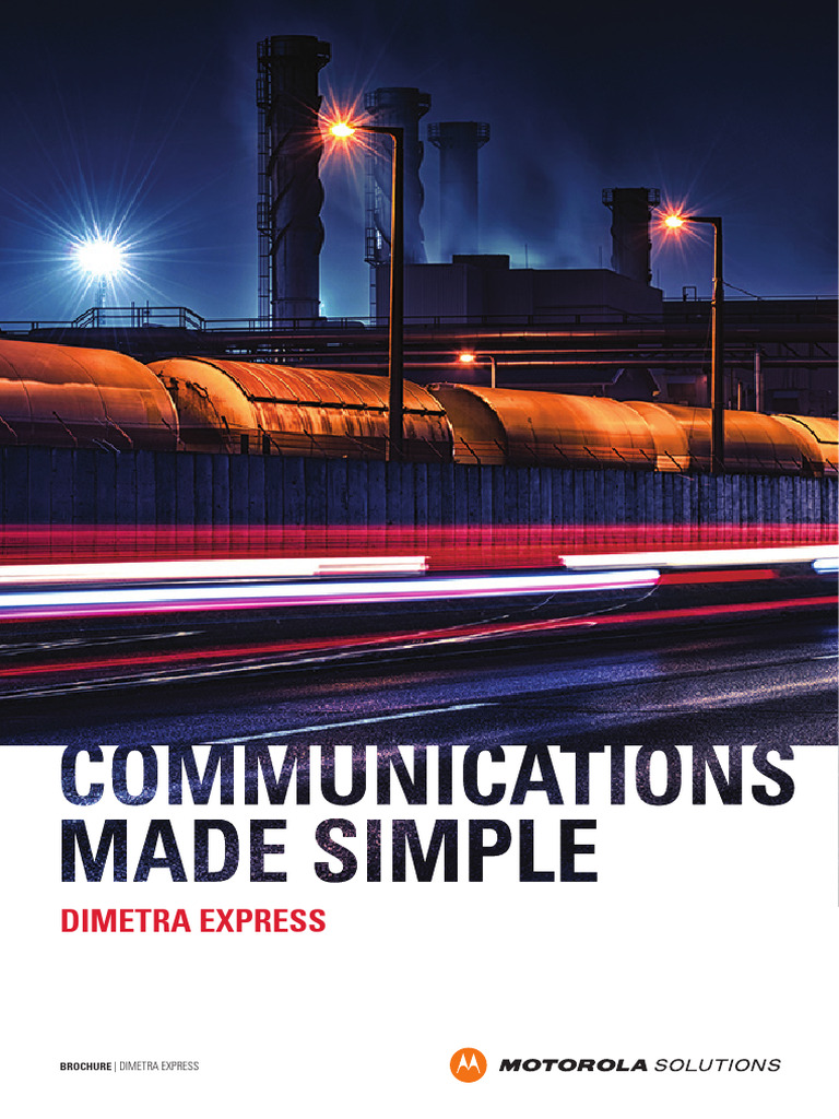 Dimetra Express Brochure - Eng | PDF | Computer Network | Trademark
