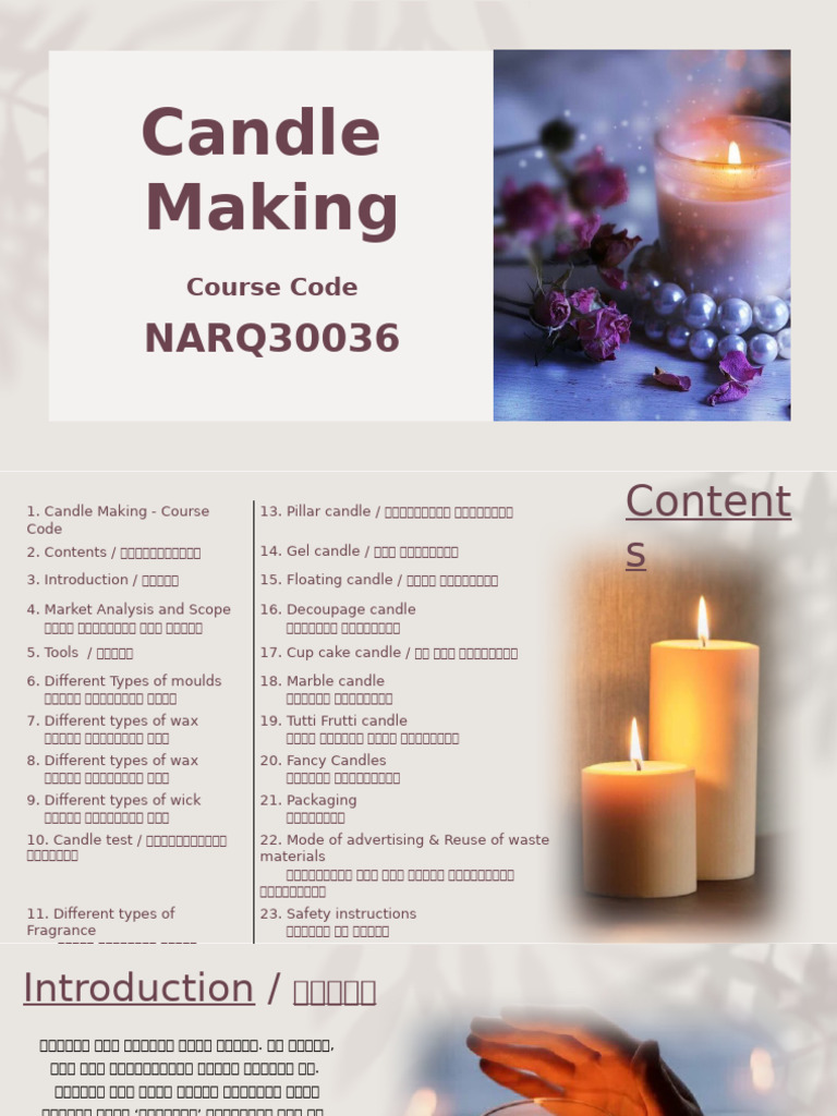 Candle Making | PDF