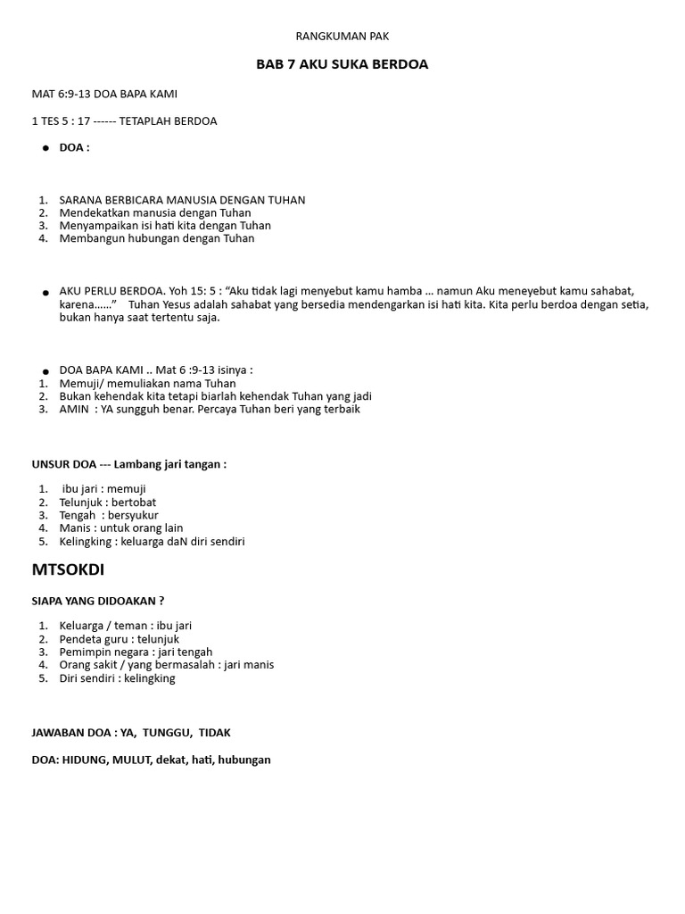 RANGKUMAN PAK - Docx - 20250522 - 042155 - 0000 | PDF