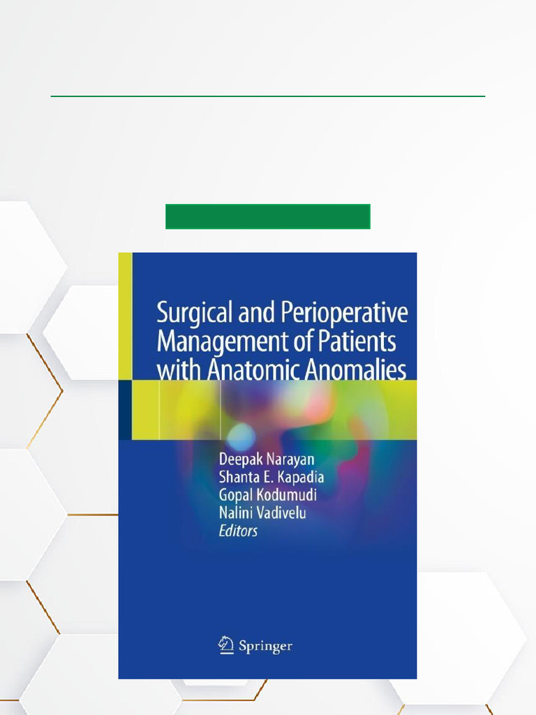 Discover Surgical and Perioperative Management of Patients With ...