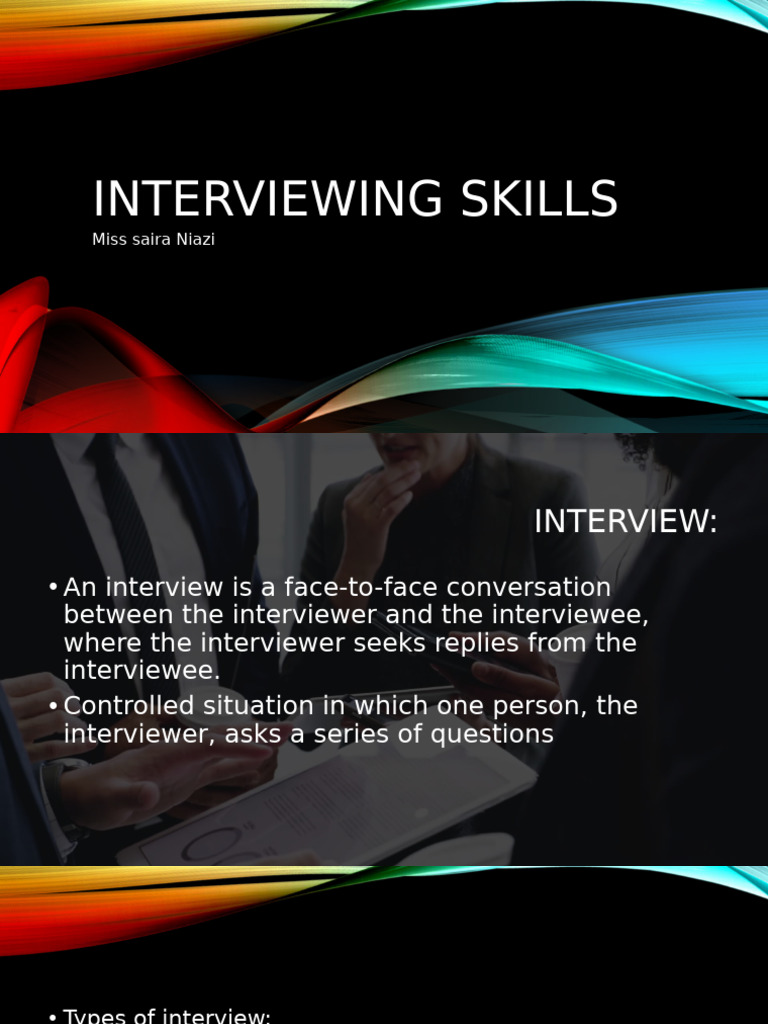 1-Interviewing Skills | PDF | Interview | Feeling