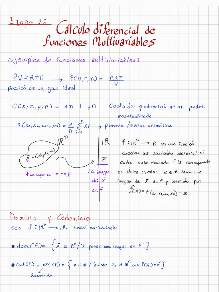 Calculo Diferencial de Funciones Multivariables - 241028 - 154224 | PDF