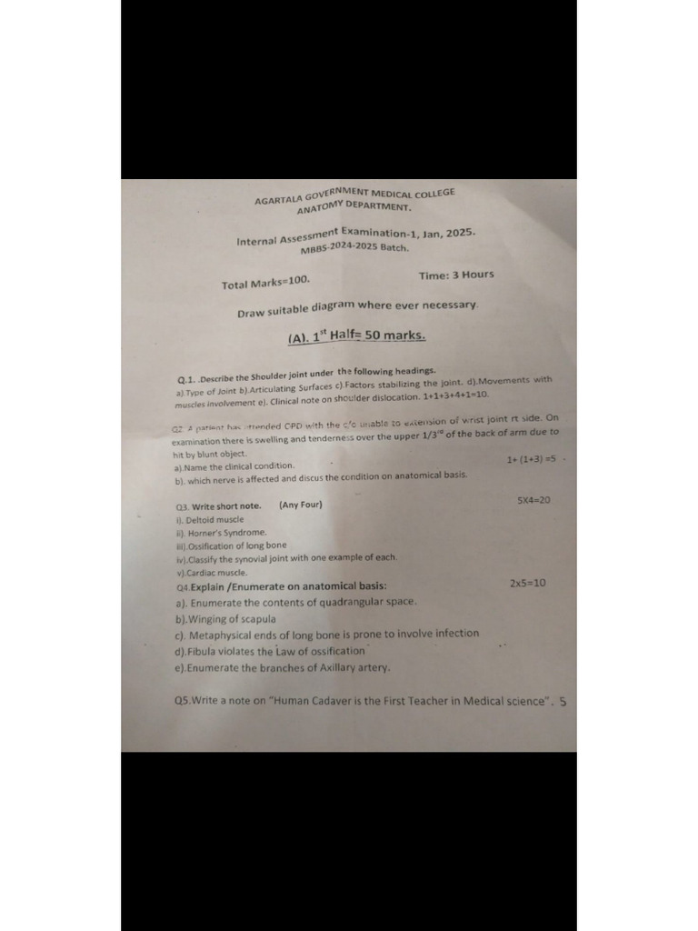 AGMC, TMC, TSMC 1st Internal Question | PDF