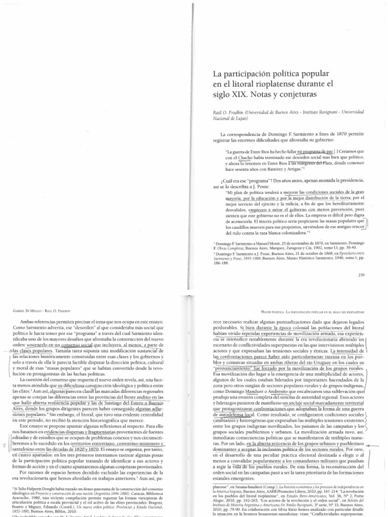 Litoral Fradkin | PDF