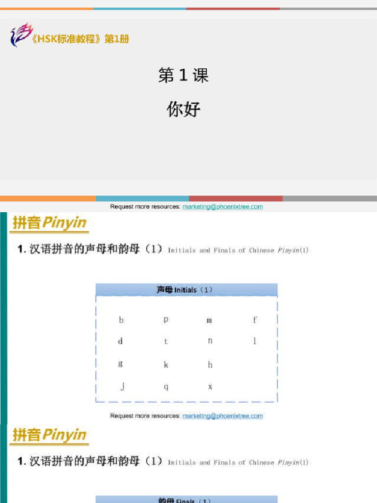 HSK Standard Course 1 Slides | PDF