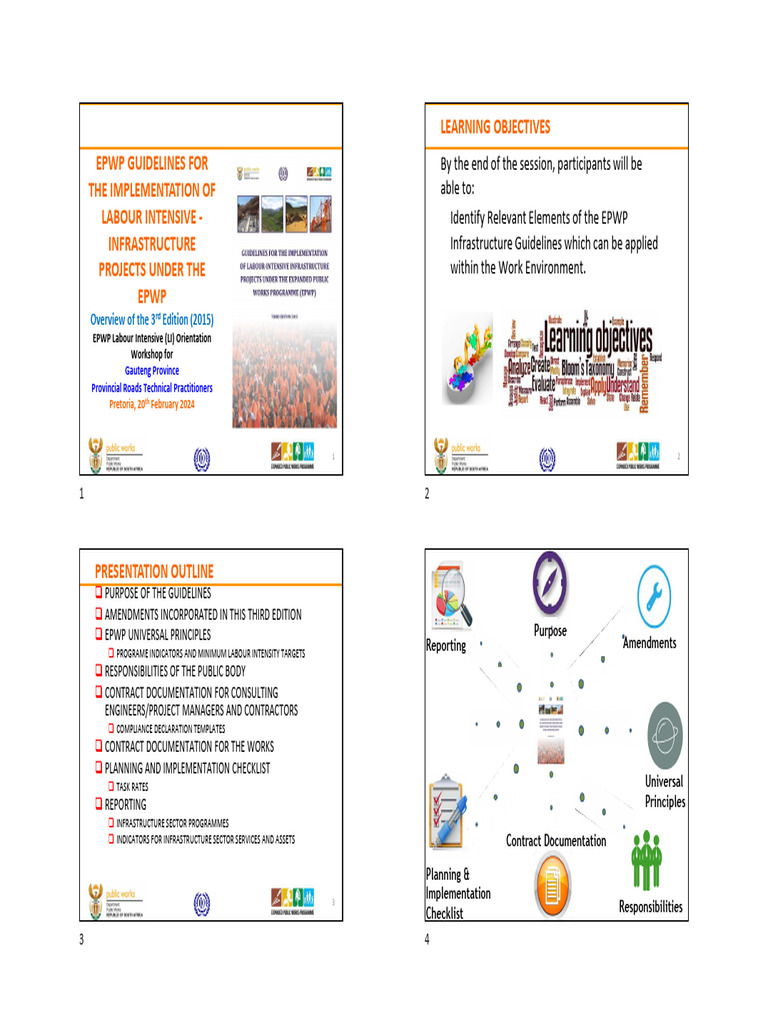 EPWP LI Orientation - EPWP Infra Guidelines - GP - 20 February 2024 ...
