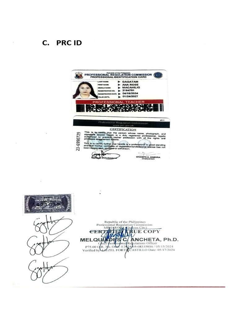 Requirements Ranking Teacher 1 | PDF