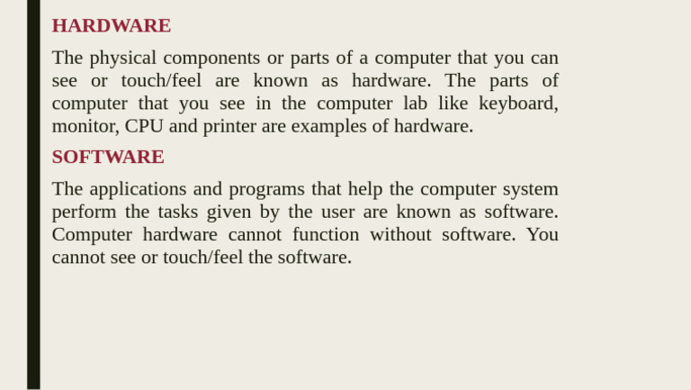 Hardware & Software | PDF