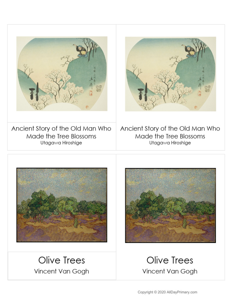 Famous Tree Paintings by Renowned Artists | PDF