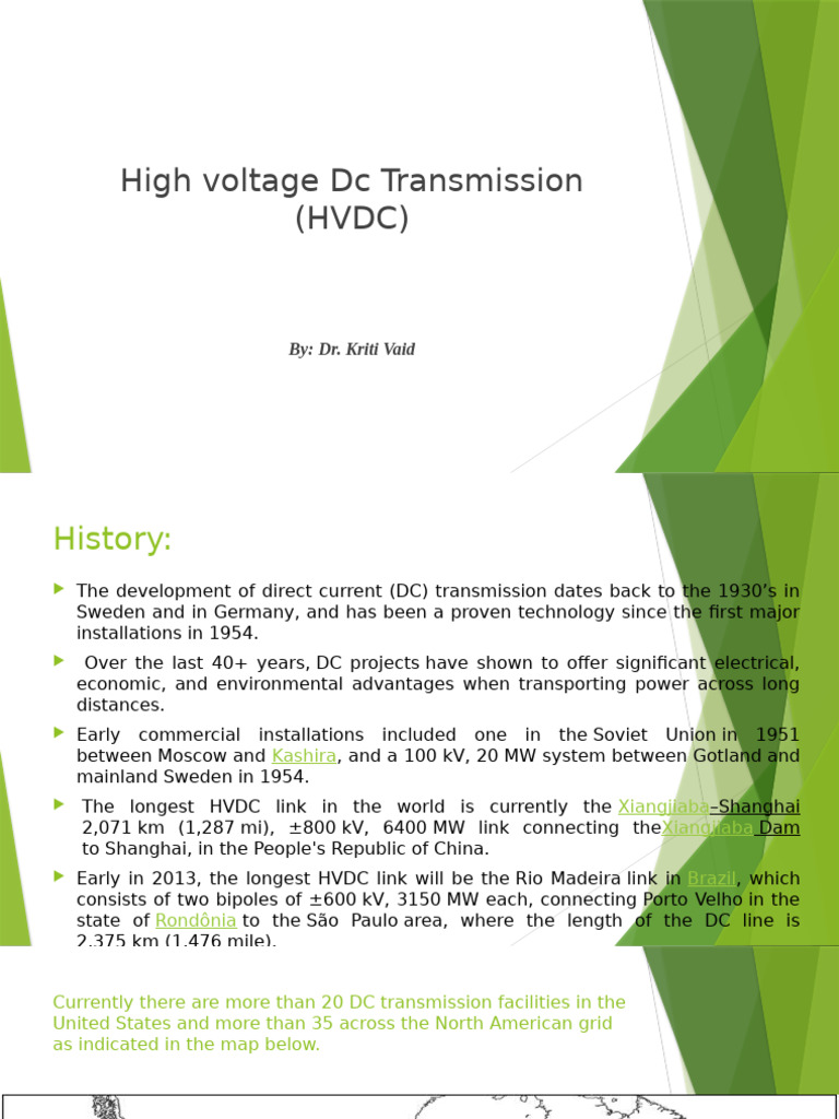 HVDC | PDF | High Voltage Direct Current | Electric Power Transmission