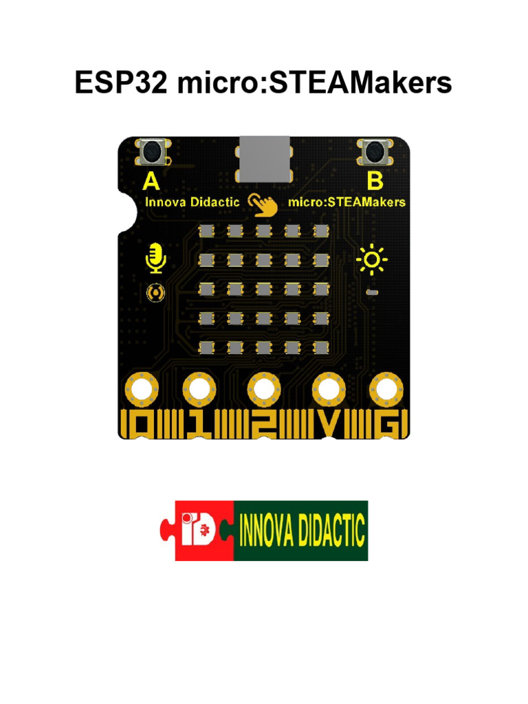 Manual ESP32 micro_STEAMakers | PDF | Dirección IP | Redes