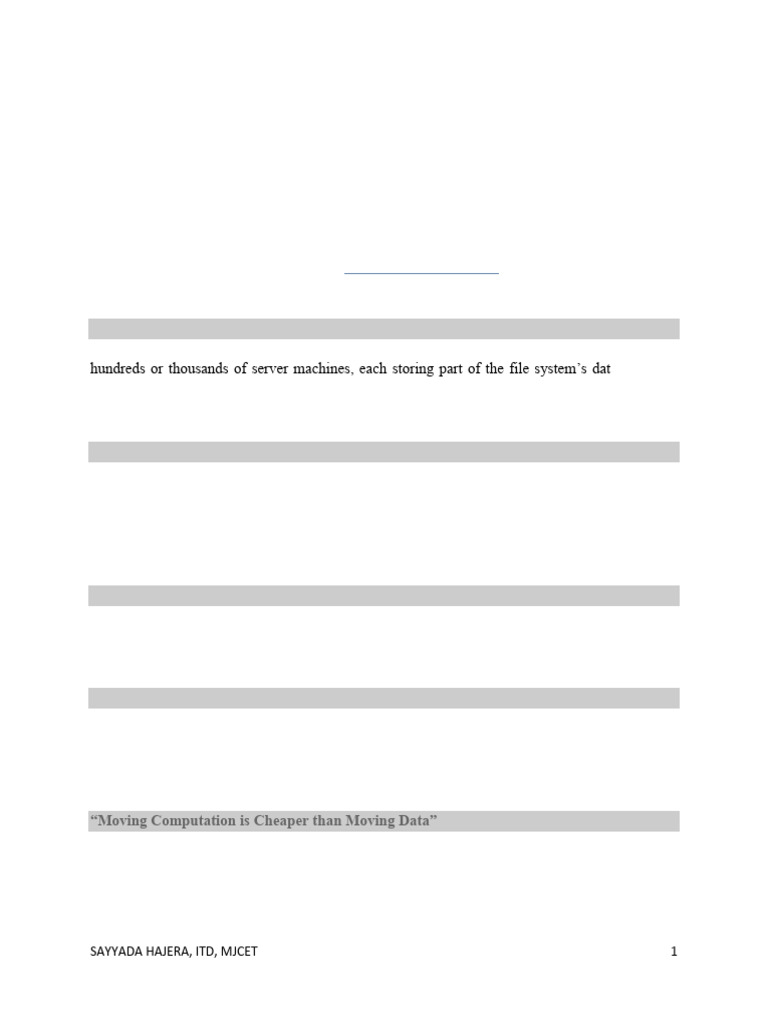 Hadoop Architecture Overview | PDF | Apache Hadoop | Replication (Computing)