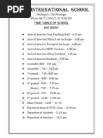 Matric Rewrite Timetable 2025 | PDF