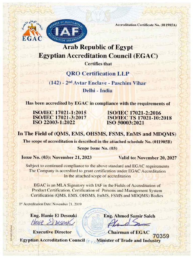 Latest Accreditation | PDF