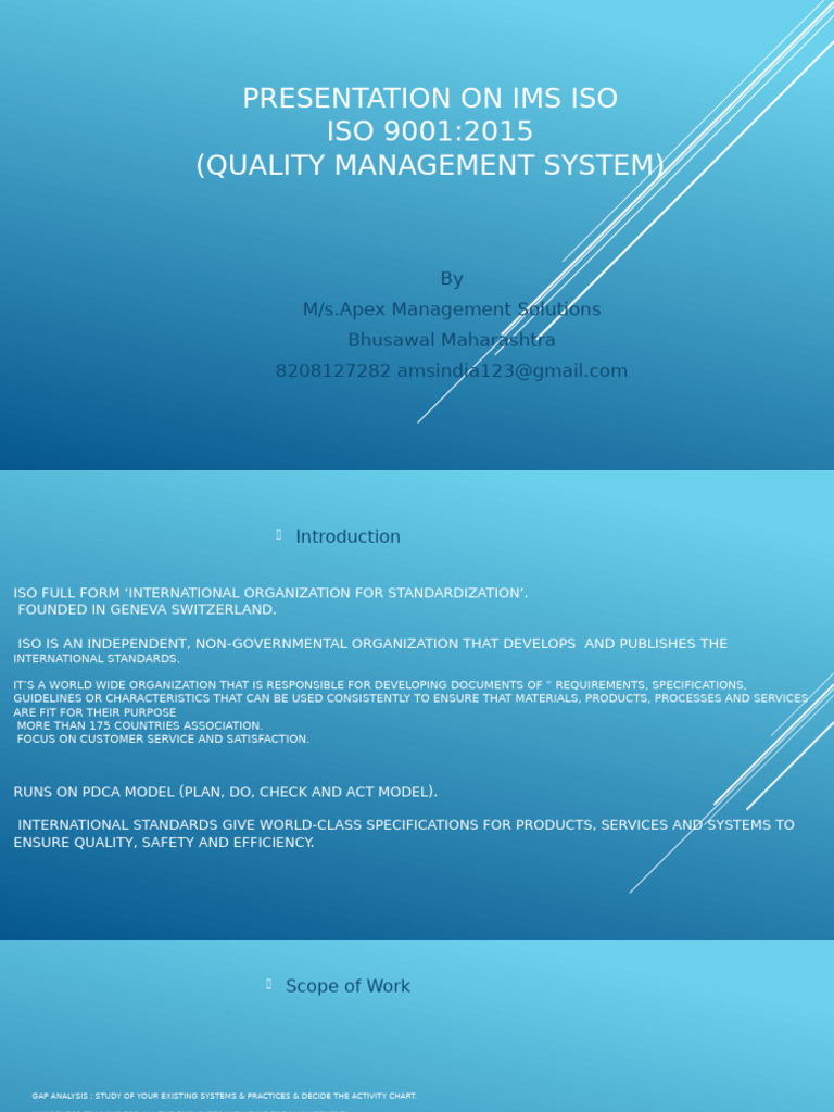 ISO 9001:2015 Quality Management Overview | PDF