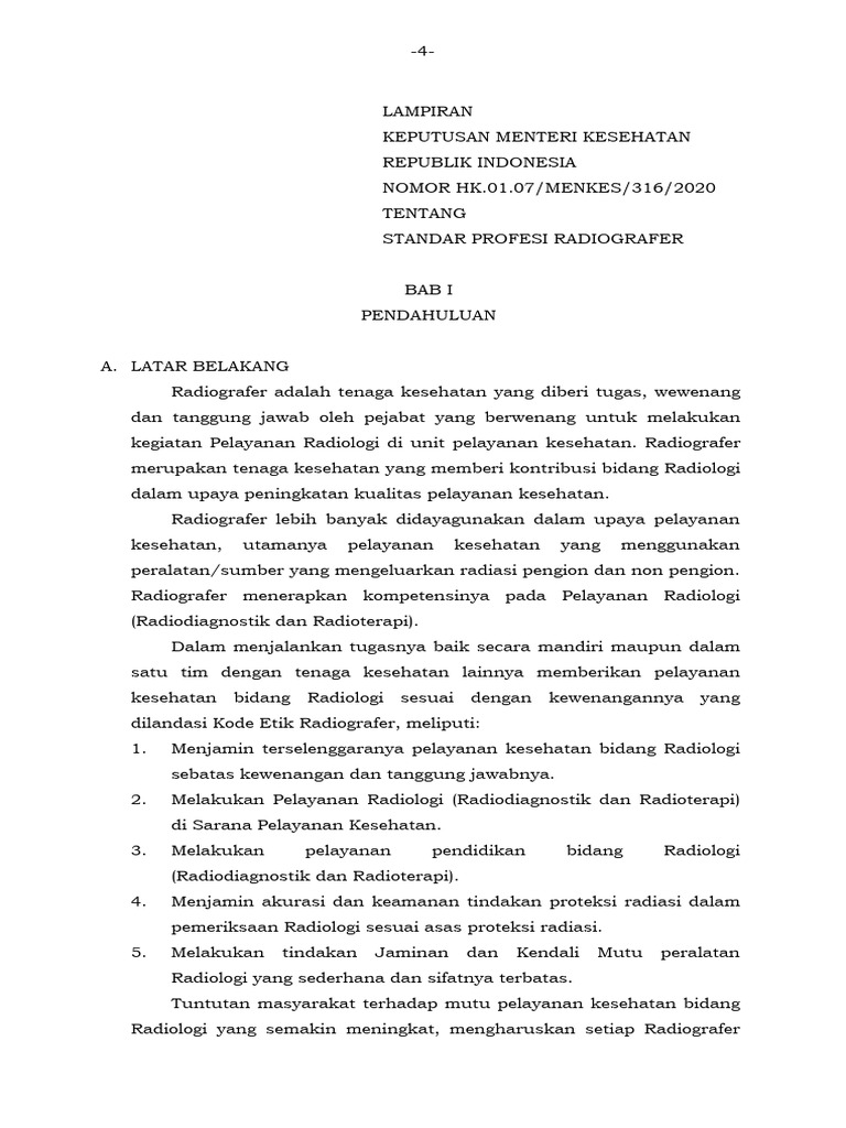 Buku Digital Standar Profesi Radiografer-8-24 | PDF