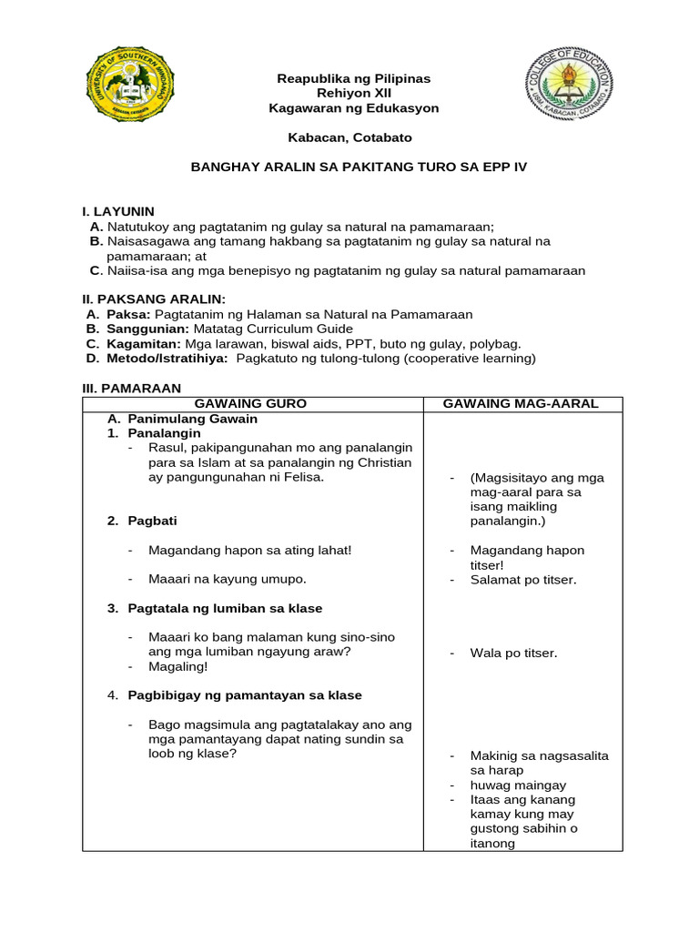 EPP LP Acupan Bellarmente | PDF