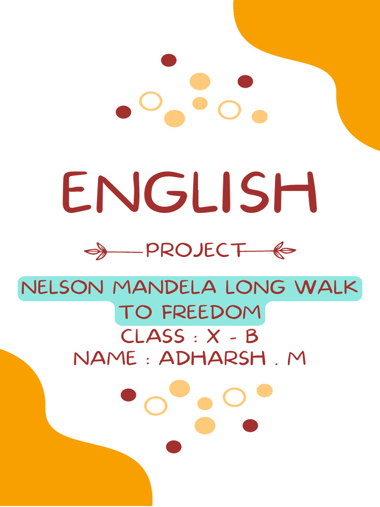 English Project Nelson Mandela | PDF