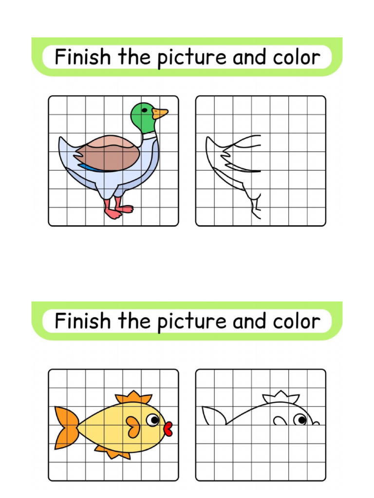Dibujos para Completar | PDF