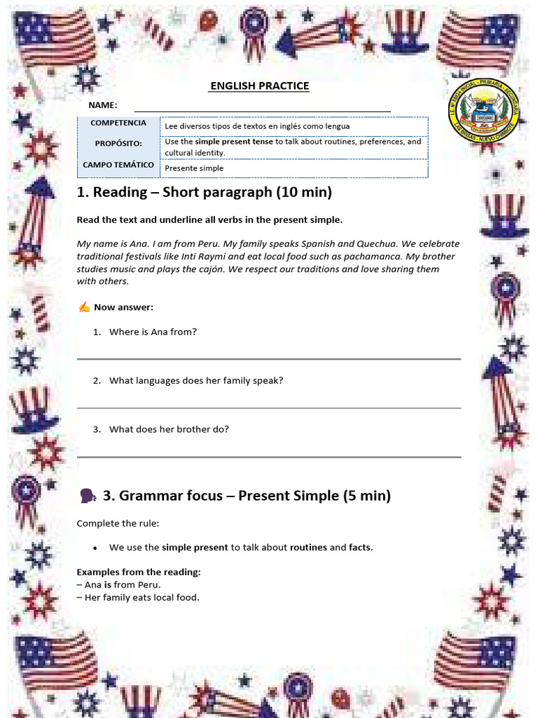 Practice English | PDF