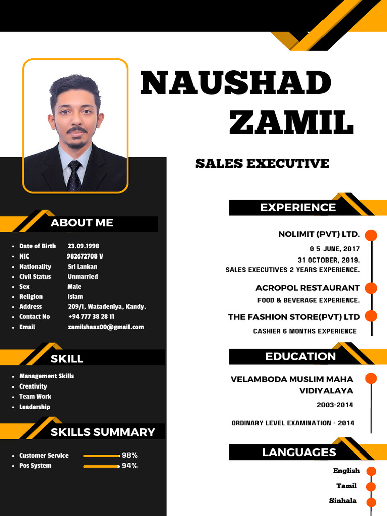 Modern CV New 1 | PDF