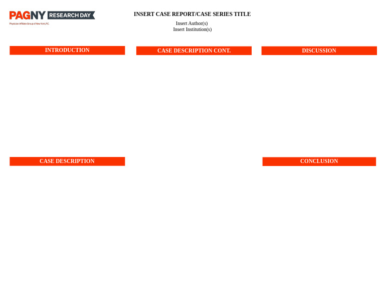 PAGNY Case Report - Case Series Poster Template 06.2024 | PDF